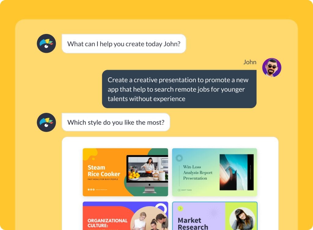 Créateur de présentations IA en ligne gratuit | Visme