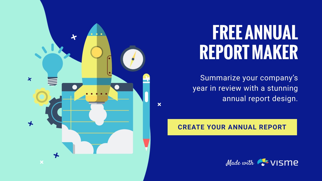 Free Annual Report Maker - Design Reports Online | Visme