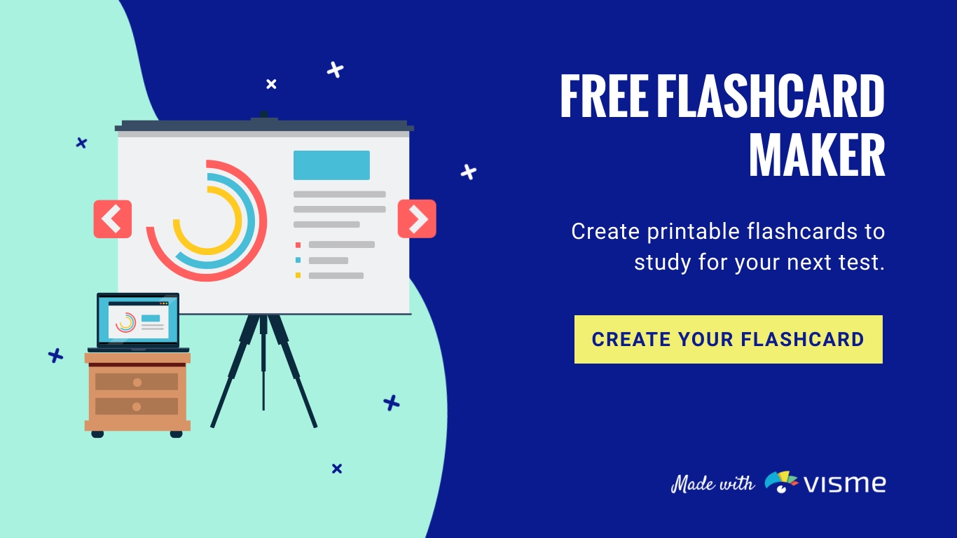 Free Printable Maker Make Printable Flashcards Visme