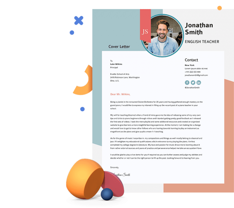 Free Cover Letters Templates - Customize & Download | Visme