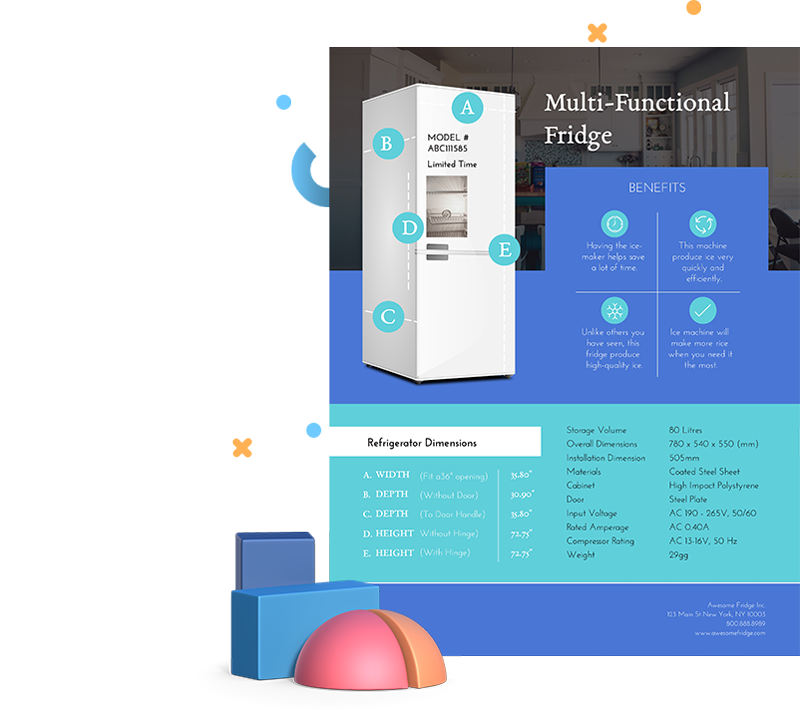 Product Sell Sheet Templates Customize Download Visme Product Sell Sheet Templates Customize Download Visme