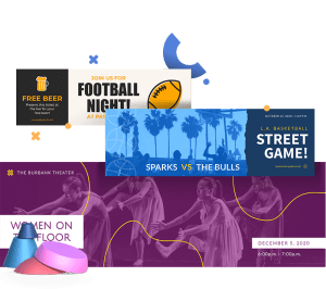 Free Ticket Templates - Customize & Download | Visme