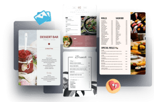 Menú de restaurante | Crea menús en línea y gratis con Visme