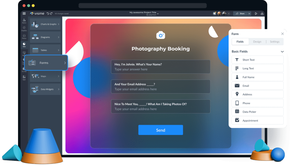 Online Form Builder - Design Beautiful Forms | Visme