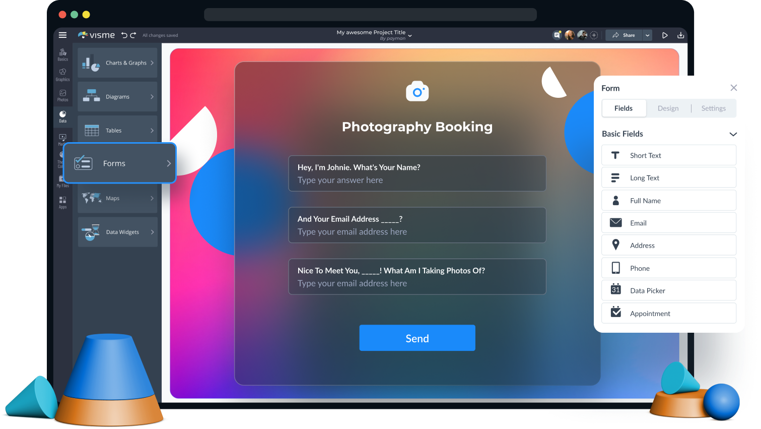 Online Form Builder - Design Beautiful Forms | Visme