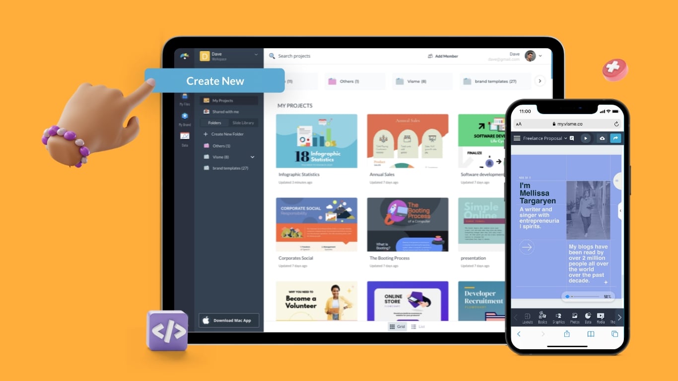 New Releases in Visme - Branded Content Creation For the Whole Team | Visme