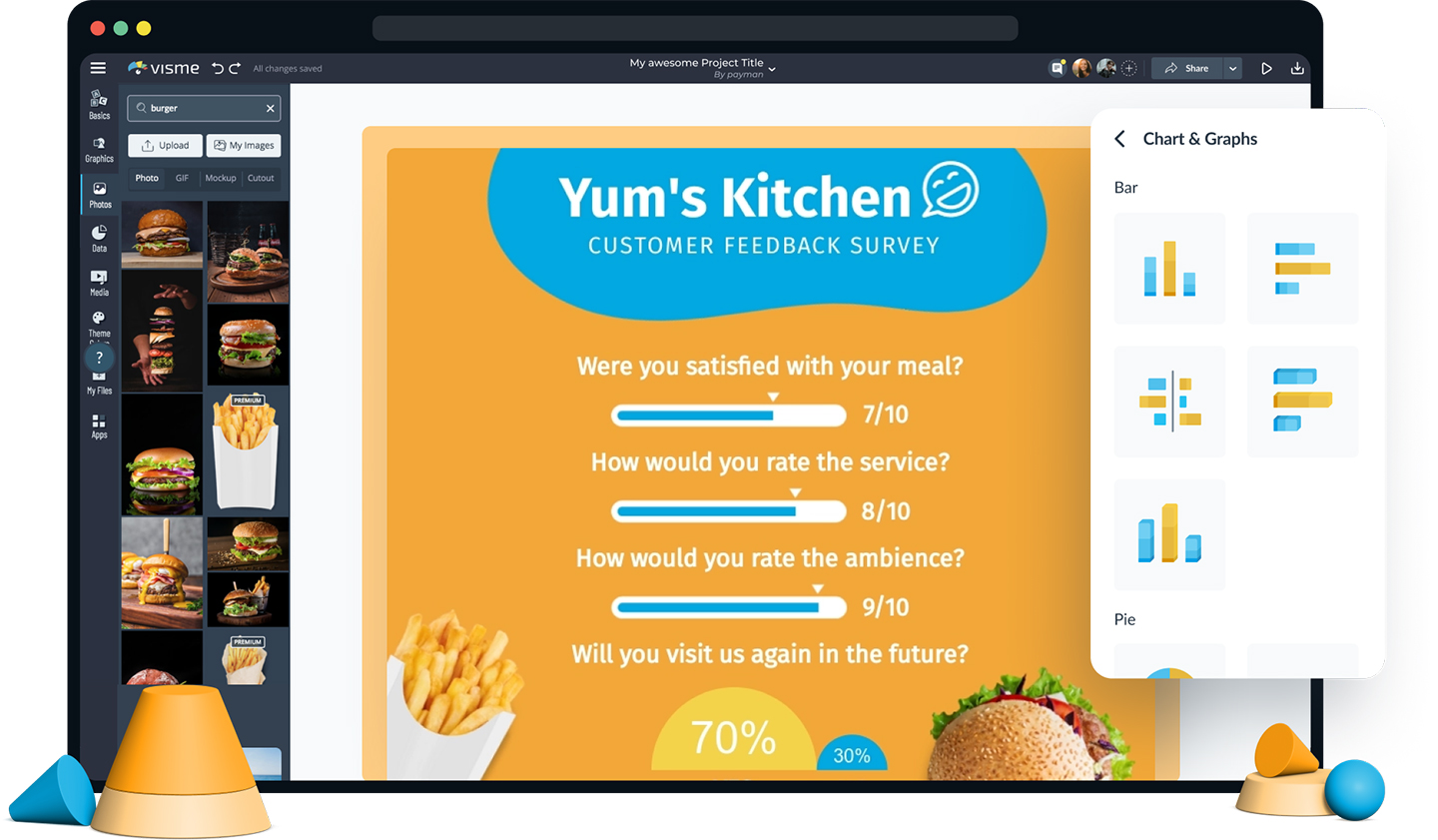 Free Survey Graph Maker - Visualize Survey Results | Visme