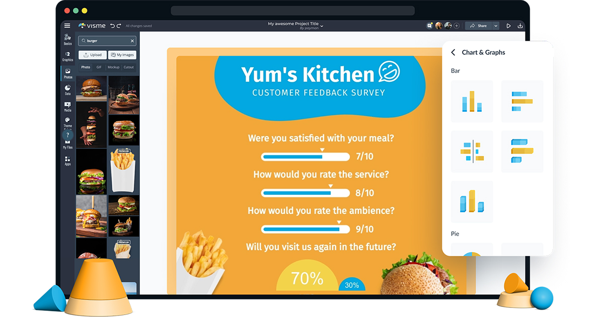 Free Survey Graph Maker - Visualize Survey Results | Visme