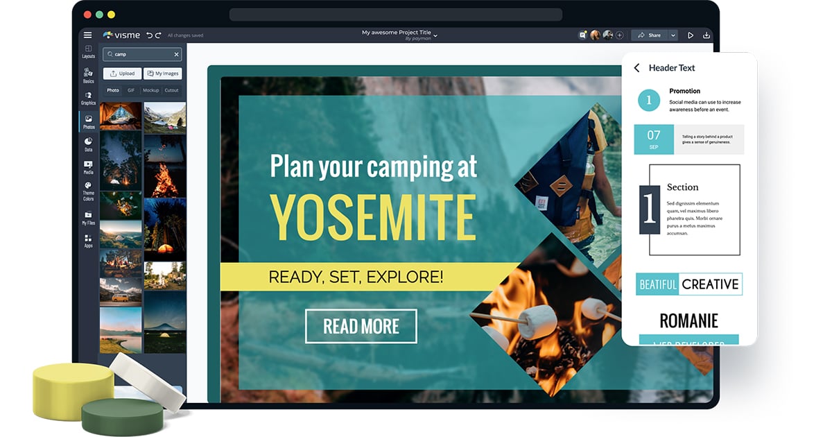 #1 Creatore di Banner di YouTube Gratuito | Visme
