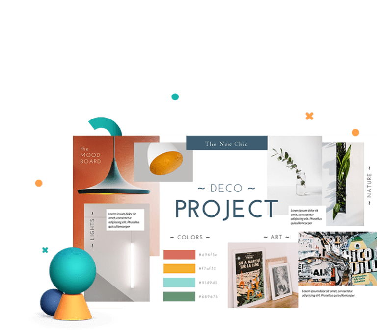 Modèles de mood board | Visme