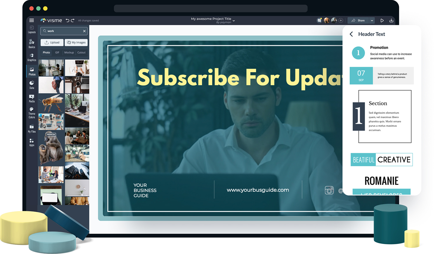 Free YouTube Outro Maker - Create Video Outros | Visme