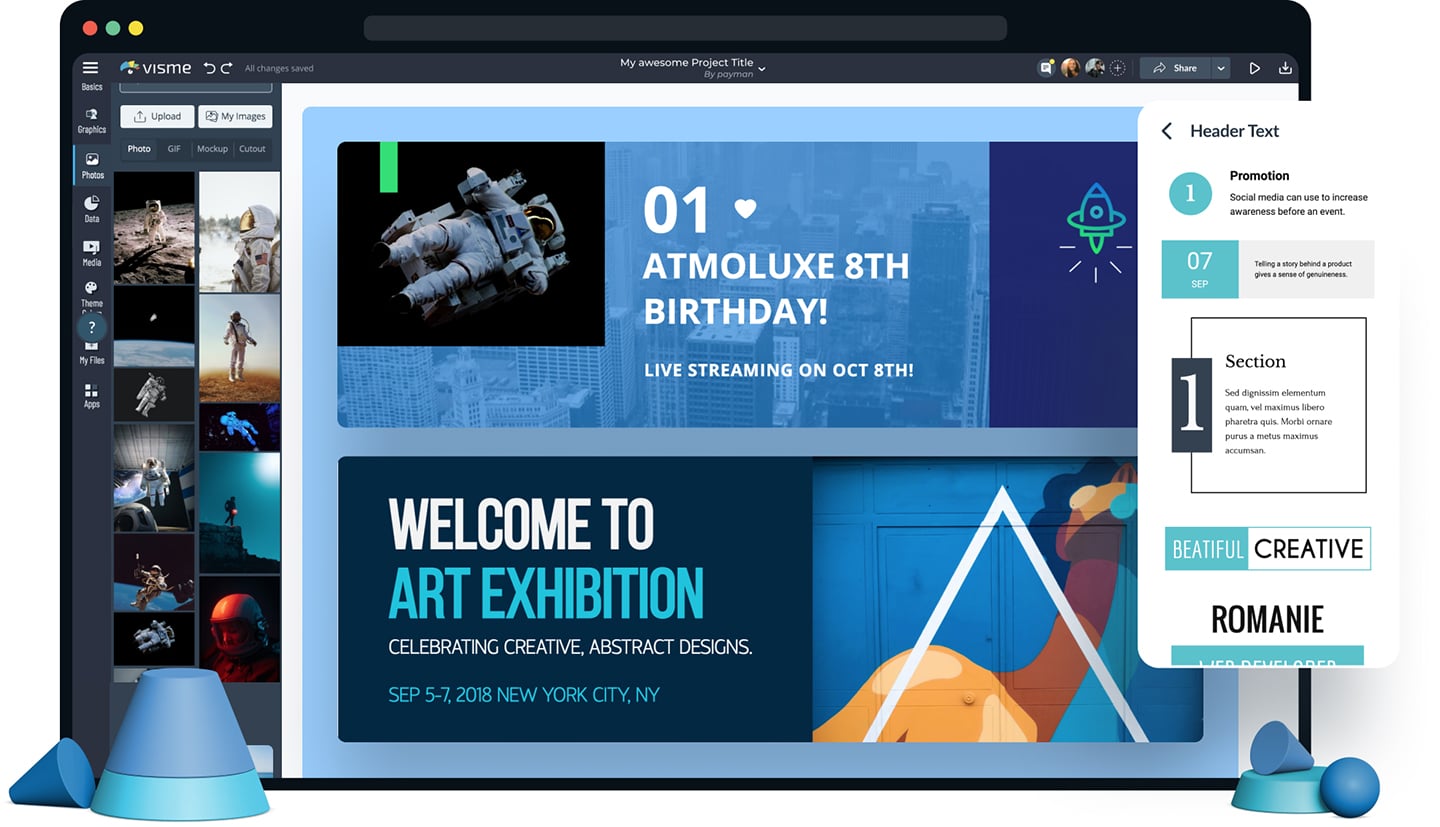 Free Email Header Maker - Design Email Headers | Visme