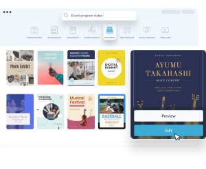 Event Program Maker | Create Inviting Event Programs | Visme
