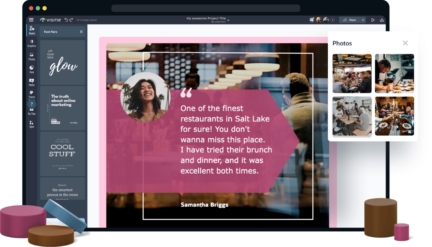 Free Investor Pitch Deck Template for Fundraising | Visme