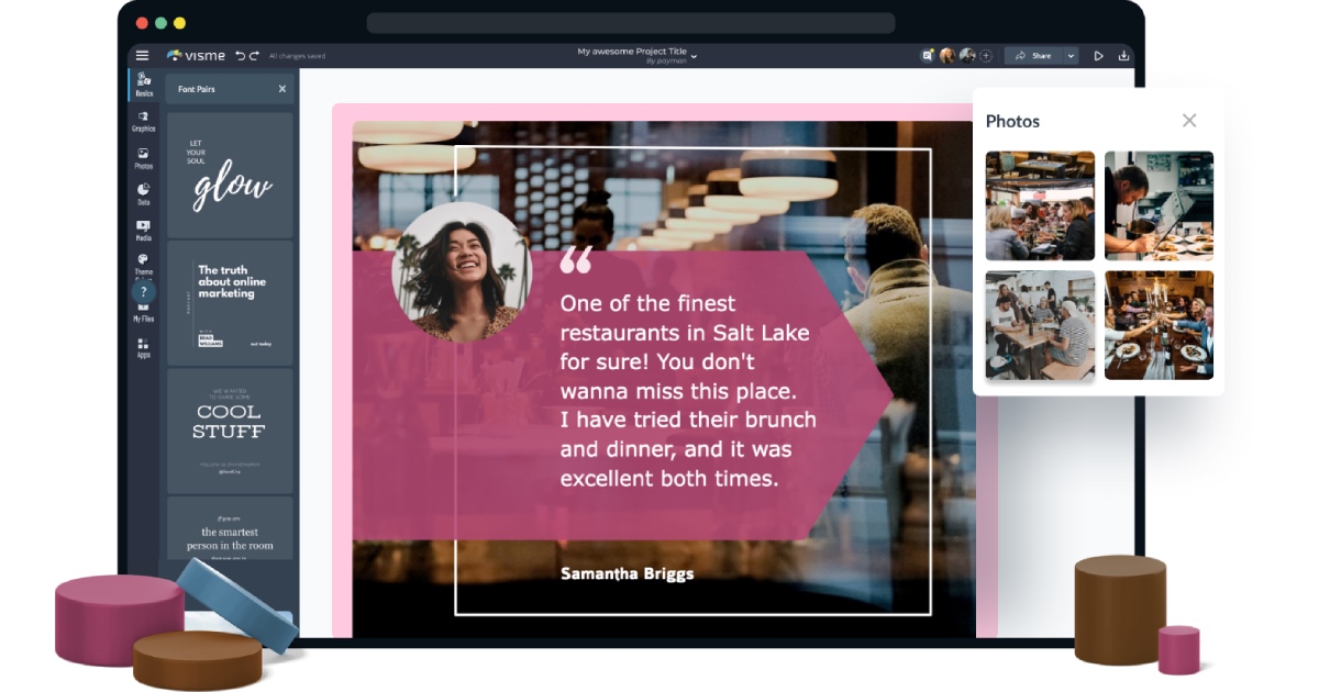 Free Investor Pitch Deck Template for Fundraising | Visme
