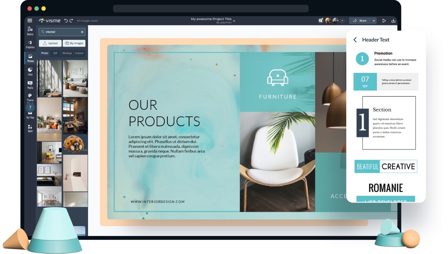 Pitch Deck Creator - Create a Convincing Pitch Deck | Visme