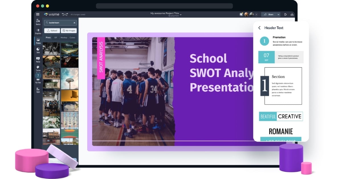 Free SWOT Analysis Maker - Create a SWOT Analysis | Visme