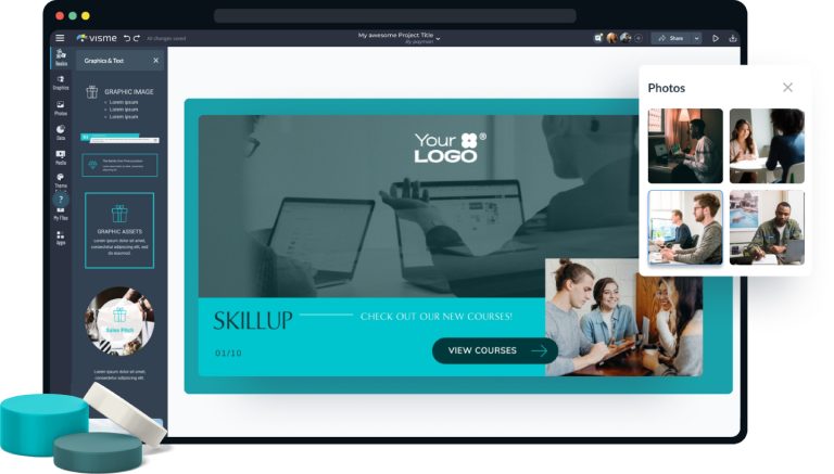 Free Web Graphics Creator - Create Online Graphics | Visme