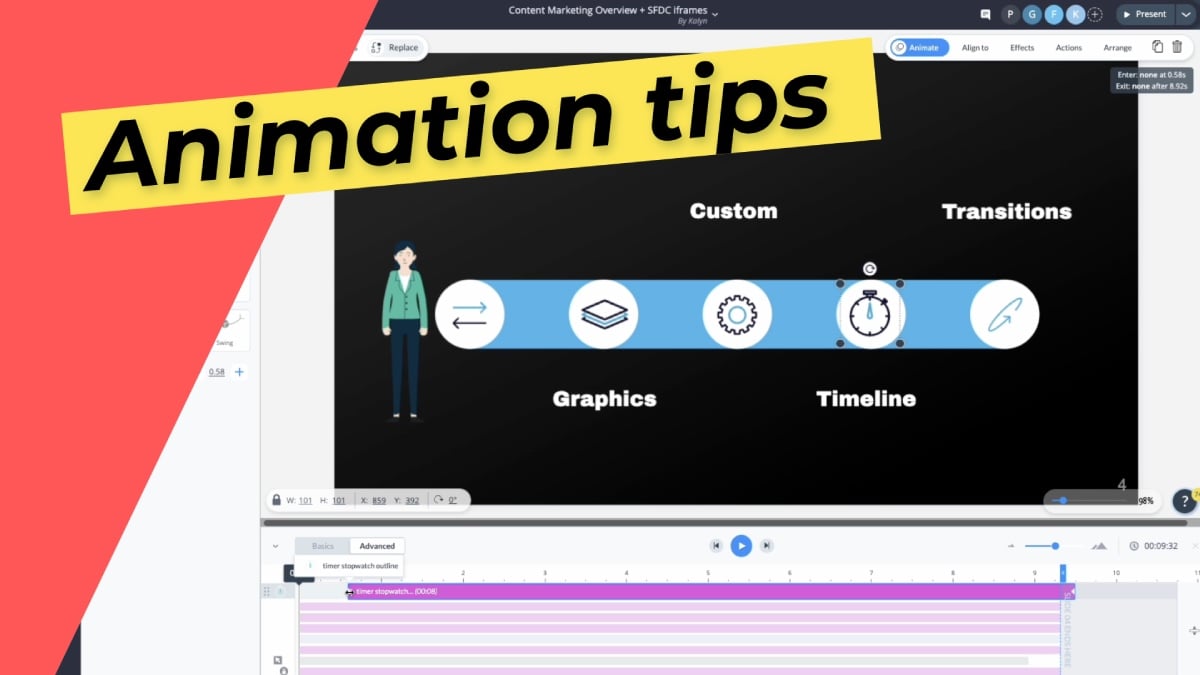 Animation tips | Visme