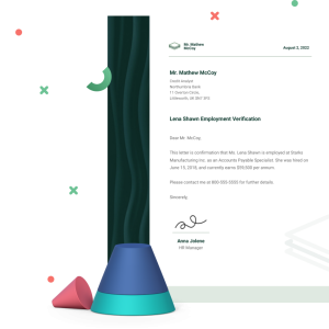 Employment Verification Letter Templates to Customize | Visme
