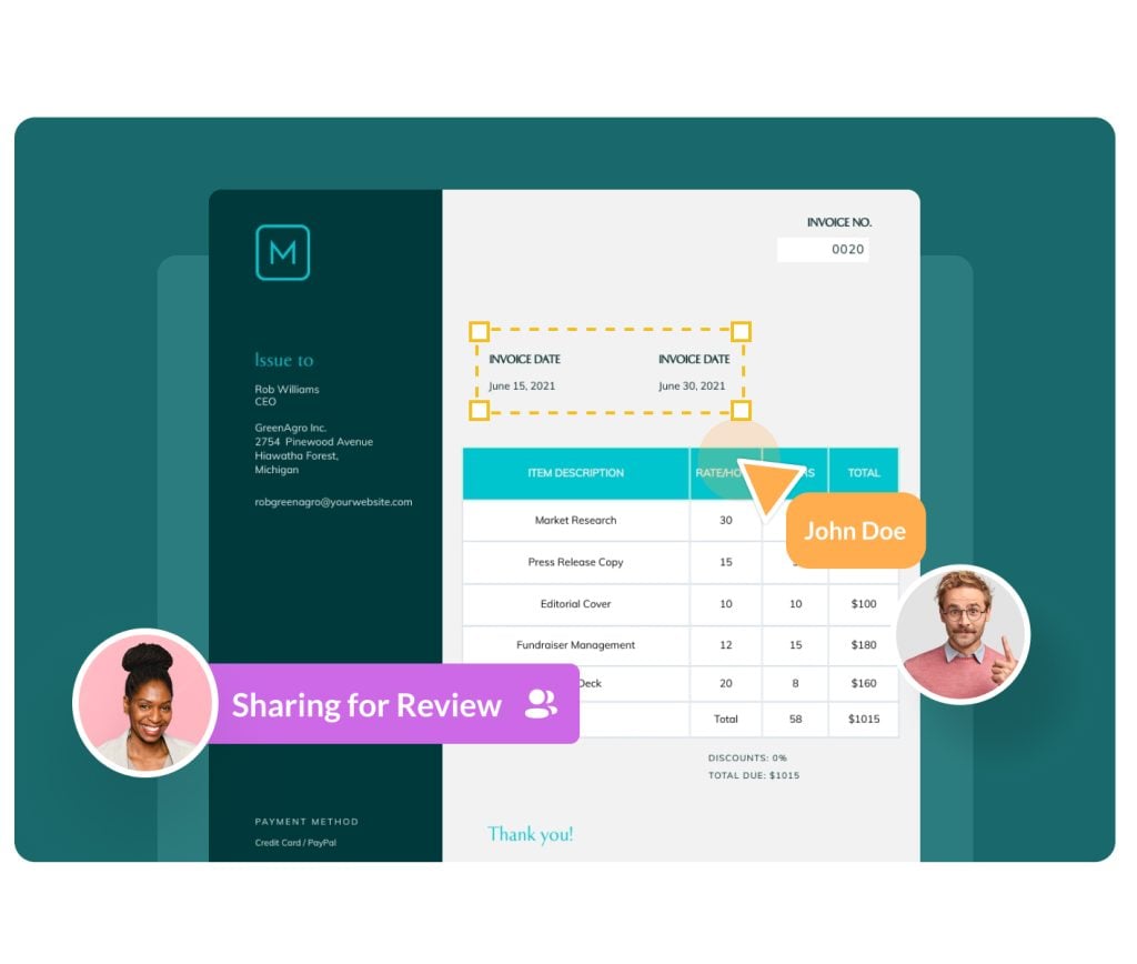Create Basic Invoice | Visme