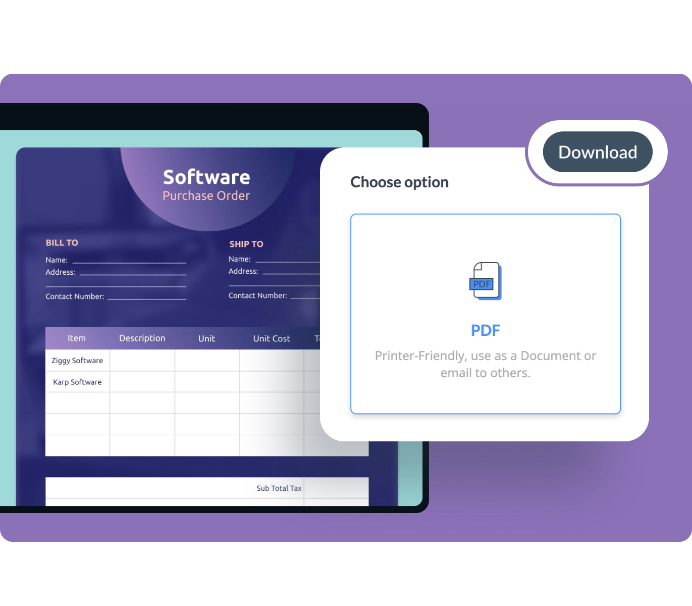 Create Basic Invoice | Visme