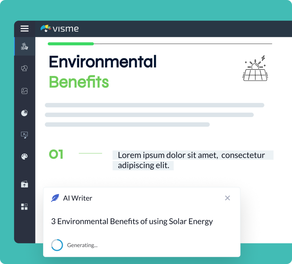 Free AI Text Generator to optimize your content | Visme