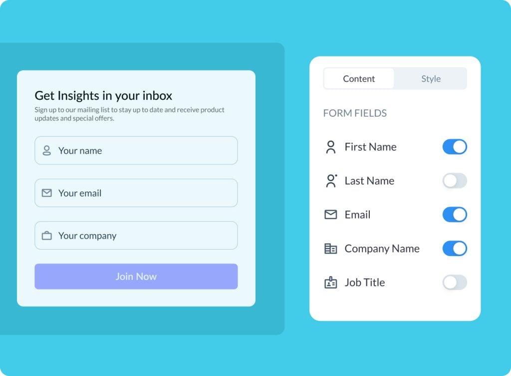 Email Form Creator: Create High Converting Email Forms | Visme