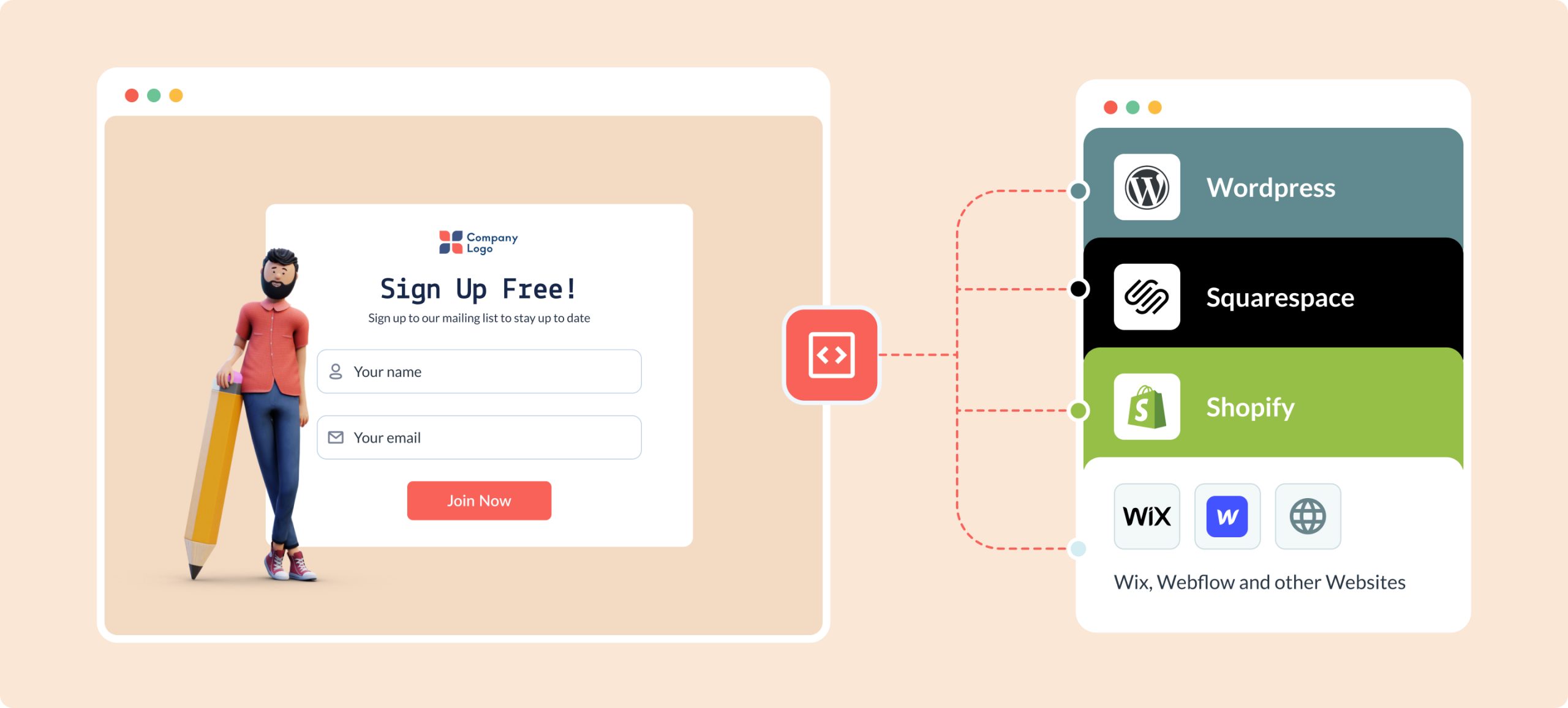 Email Form Creator: Create Email Sign Up Forms Online for Free | Visme