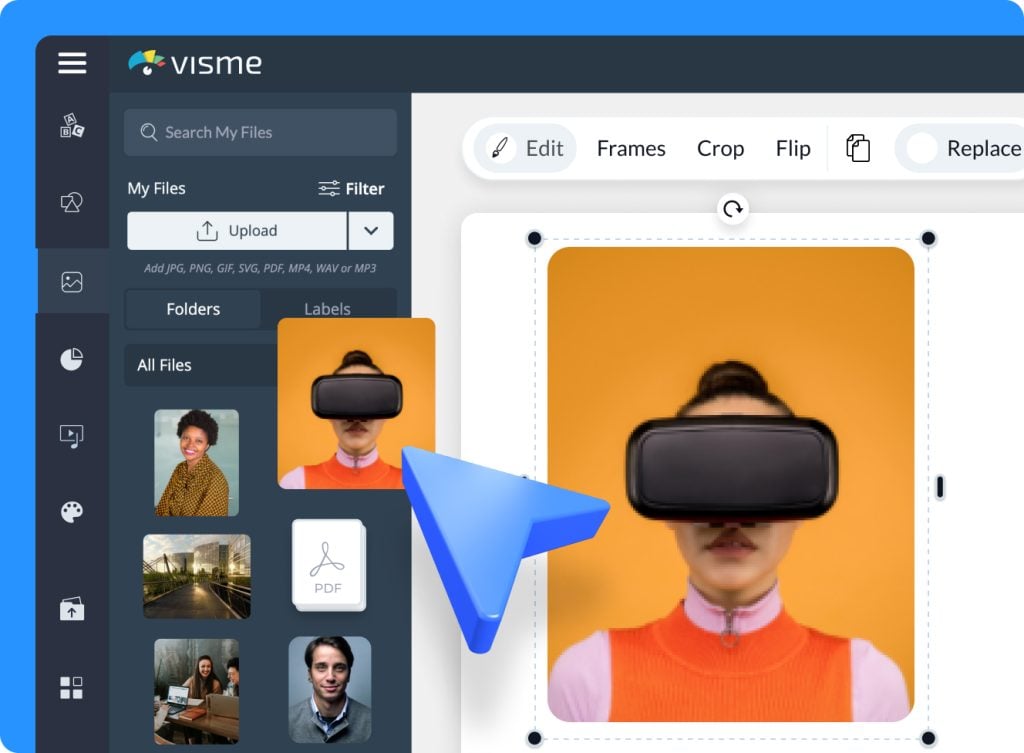 AI Unblur Tool to sharpen photos easily | Visme