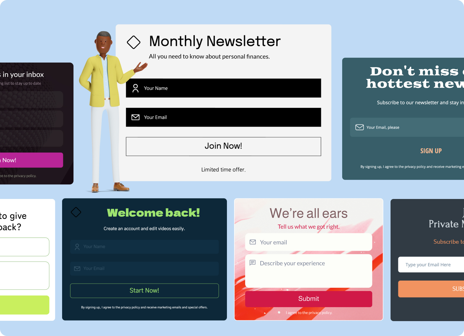 Online Contact Form Generator: Create Contact Forms Free | Visme