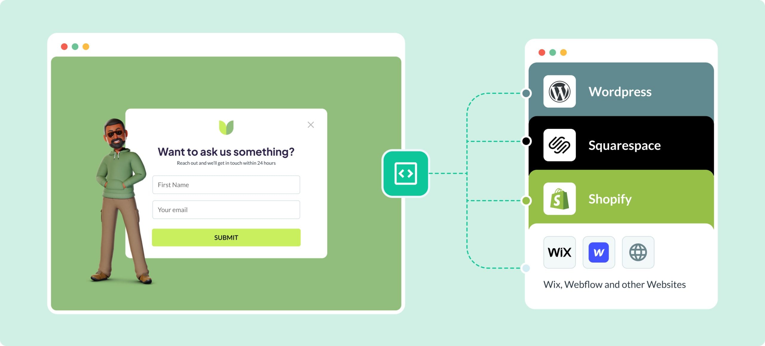 Online Contact Form Generator: Create Contact Forms Free | Visme
