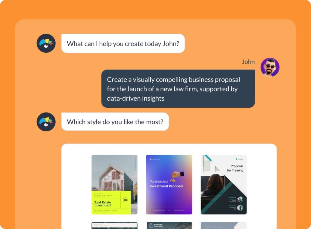 Free AI design generator to create designs quickly | Visme