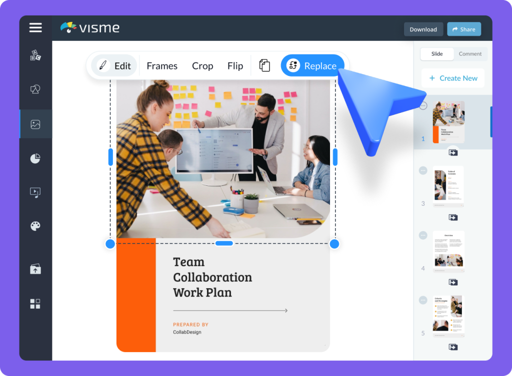 Free AI design generator to create designs quickly | Visme
