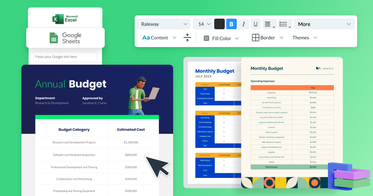 Budget Template - Visualize Your Financial Planning | Visme