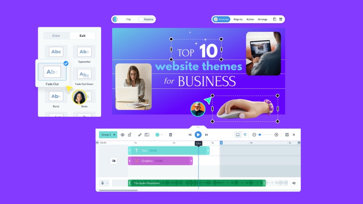 Introducing a redesigned animation timeline | Visme