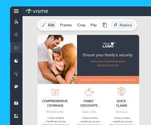 Crea flyers increíbles gratis con el generador IA de Visme