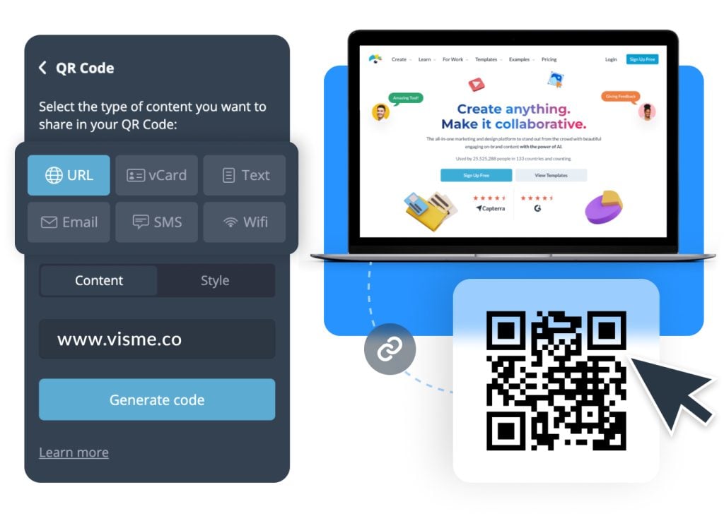 QR Maker: Create QR Codes in Seconds | Visme