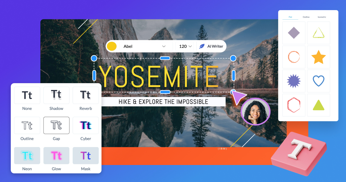 Add Text to Photo Online | Visme