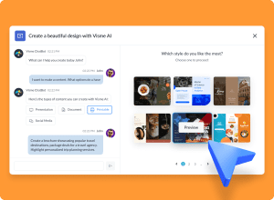 Free AI Brochure generator to create beautiful brochure design