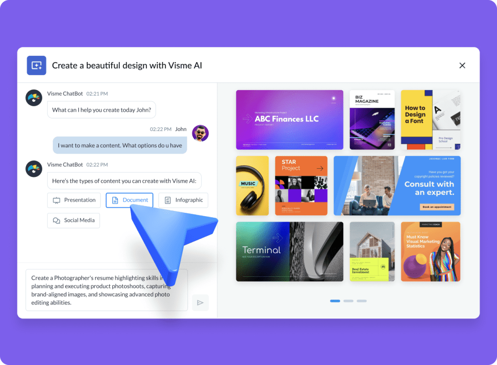Free AI resume builder for creating visually rich resumes easily