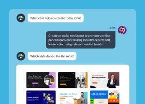 Free AI social media post generator for beautiful designs