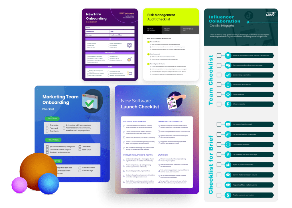 Checklist Maker Streamline Tasks And Processes Visme