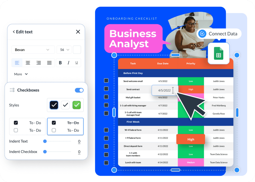 Checklist Maker - Streamline Tasks & Processes | Visme