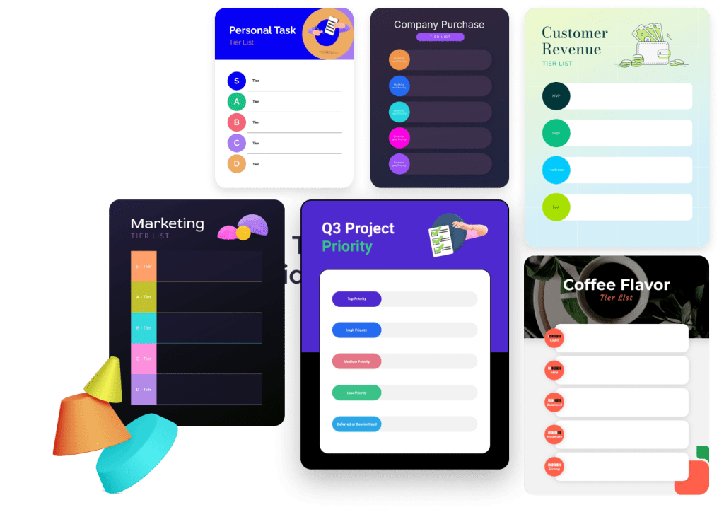Tier List Maker - Create Custom Tier Lists | Visme