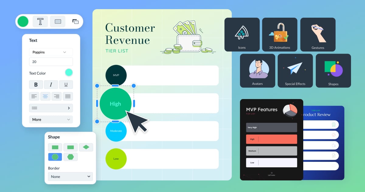 Tier List Maker - Create Custom Tier Lists | Visme