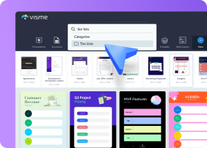 Tier List Maker - Create Custom Tier Lists | Visme
