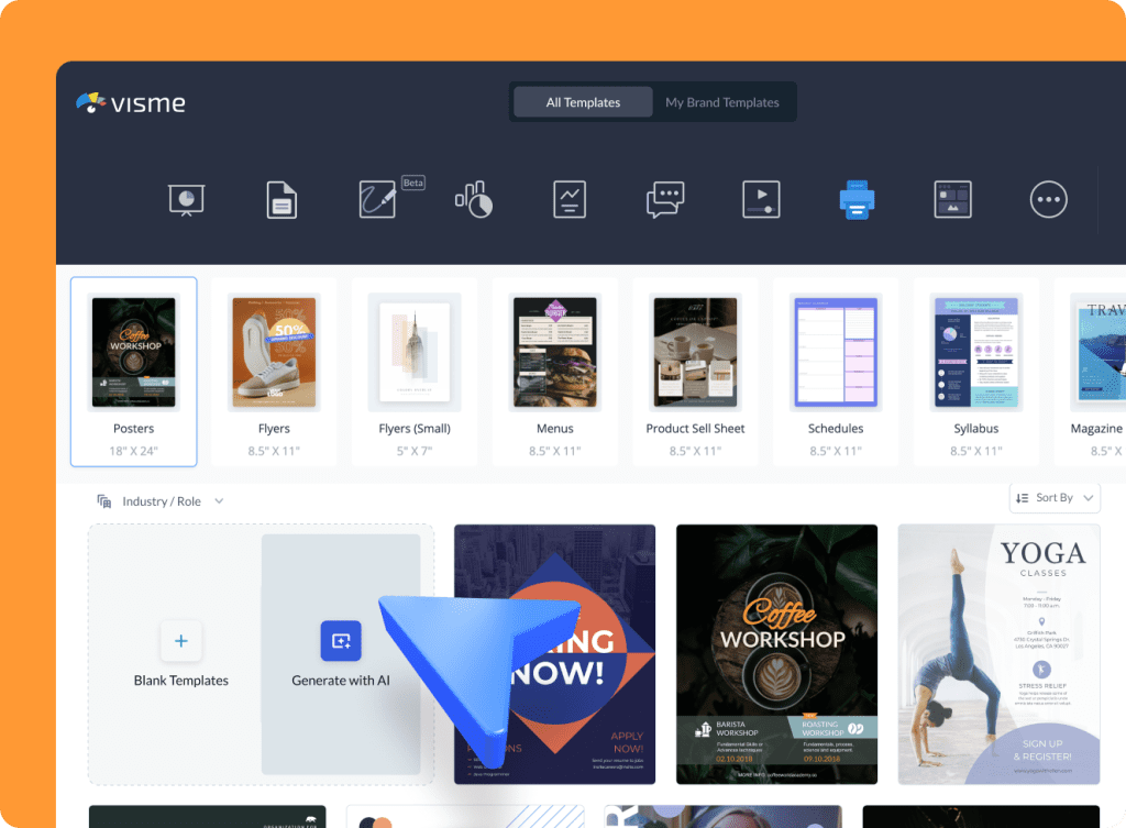Free generative AI tool for creating printable materials