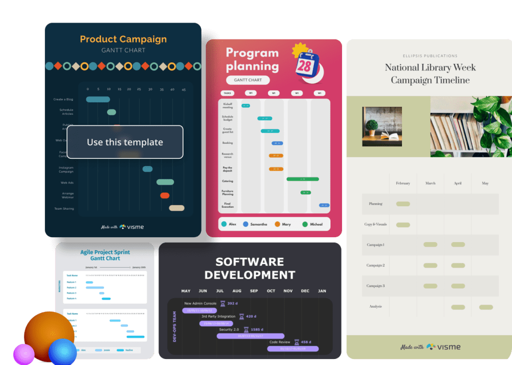 Gantt Chart Maker: Simplify Project Management | Visme