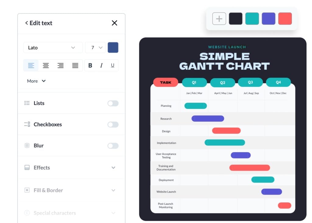 Gantt Chart Maker: Simplify Project Management | Visme